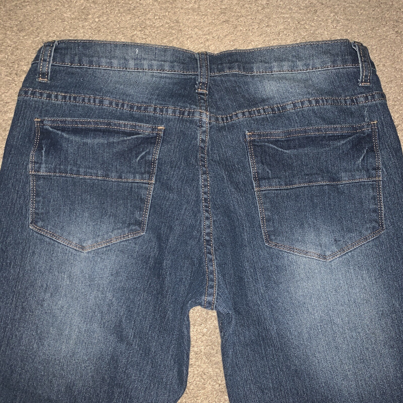 Mens Six Lincoln Stretch Slim Fit Denim Jeans - Mediu… - Gem