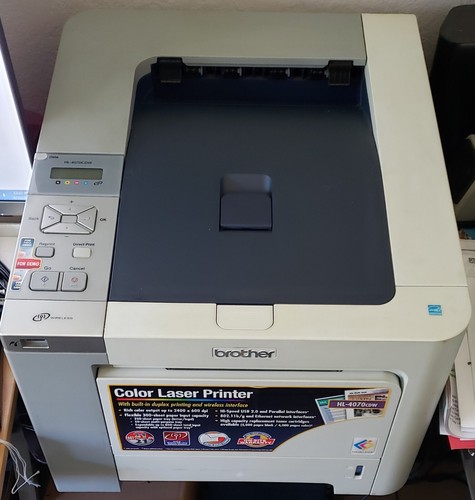 Brother HL-4070CDW Color Printer w/ Built-In Duplex Printing& Wireless ...