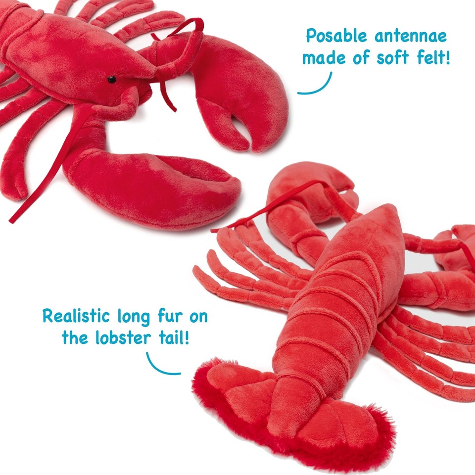 Lenora The Lobster | 13 Inch Stuffed Animal Plush | By TigerHart Toys ...