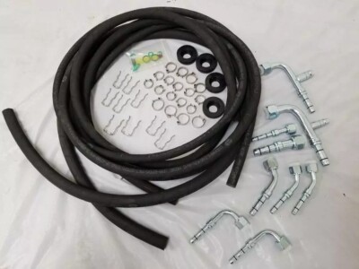 Universal 134a Air Conditioning Easy Clip Refrigerant AC Hose Kit ...
