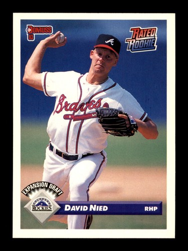 1993 Donruss #792 David Nied Colorado Rockies | eBay