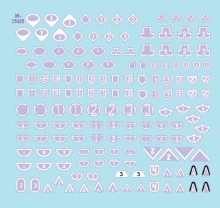 Star Decals 1/35 IDF Israel Defense Forces Generic Markings 1 Tanks ...