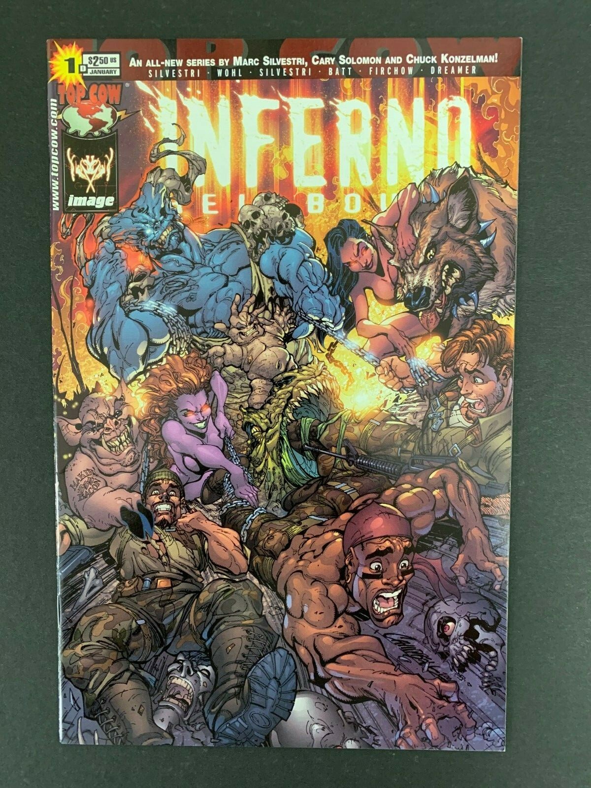 INFERNO: HELLBOUND #1 *HIGH GRADE!* CAMPBELL VARIANT COVER!! LOTS OF ...