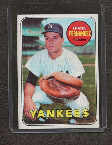 1969 Topps Baseball #557 Frank Fernandez, New York Yankees, High Number ...