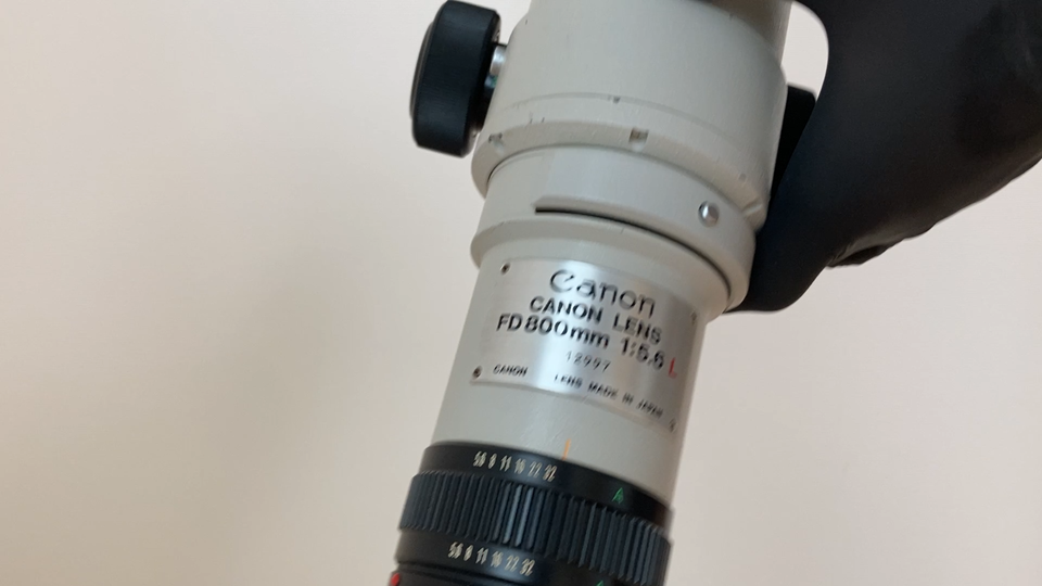 🎦 [Near MINT in Trunk] Canon New FD 800mm f5.6 L Telephoto MF Lens From ...