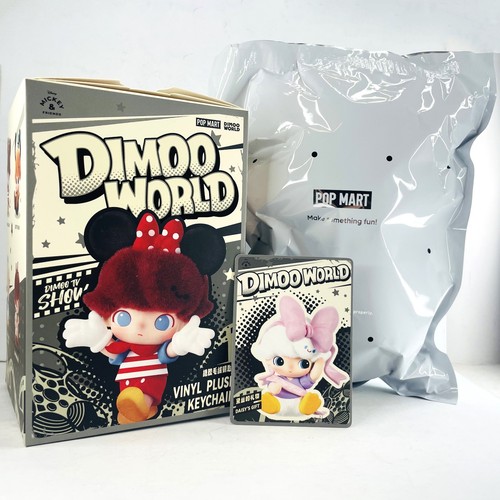 POP MART x Dimoo World Disney Series Keychain Plush Figure Toy - Daisy ...