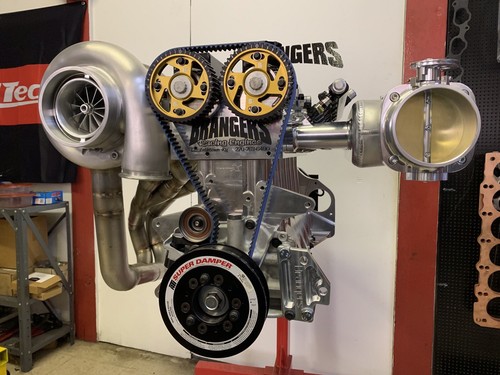 2JZ Billet Block 3000+ HP Drag Race Engine Toyota Supra 3.2 Turbo ...