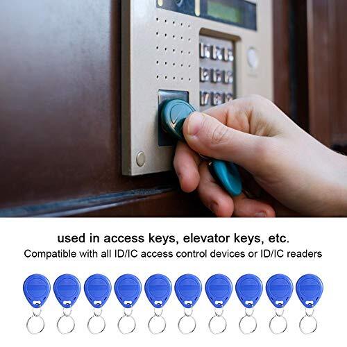 Door Entry Tag 50pcs 125KHz Access Control RFID EM4100 Card Tag Token ...