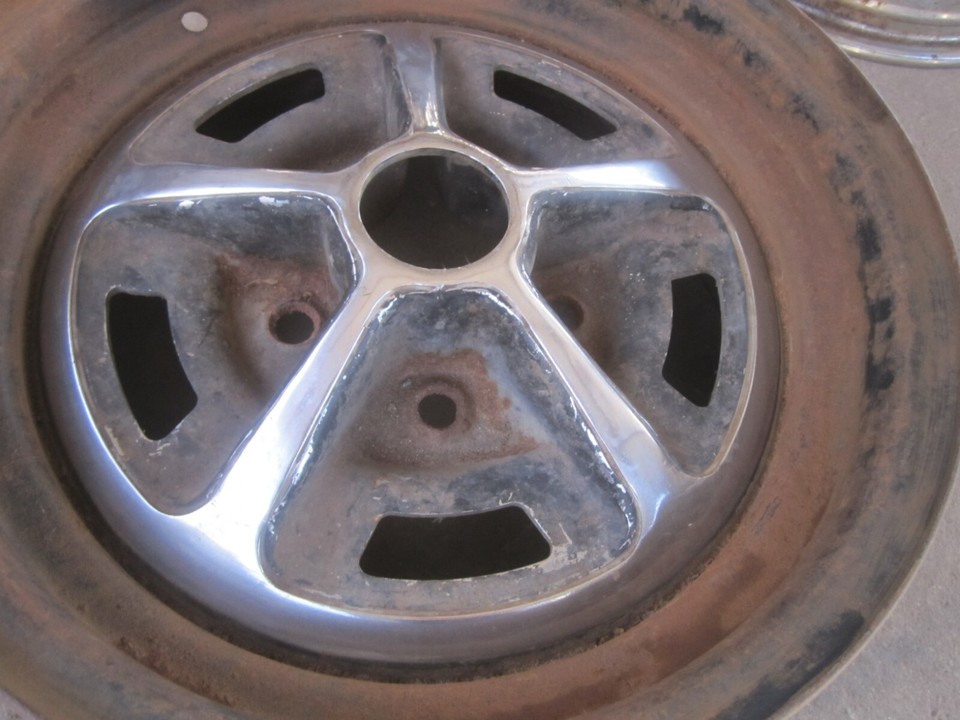 14X5.5 5 1/2 MAGNUM 500 STEEL WHEEL RIM ROAD WHEEL MOPAR FORD 4 1/2 ...