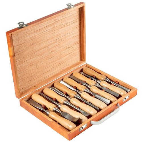 12pcs Wood Lathe Chisel Set Woodworking Turning Tools Carving ...
