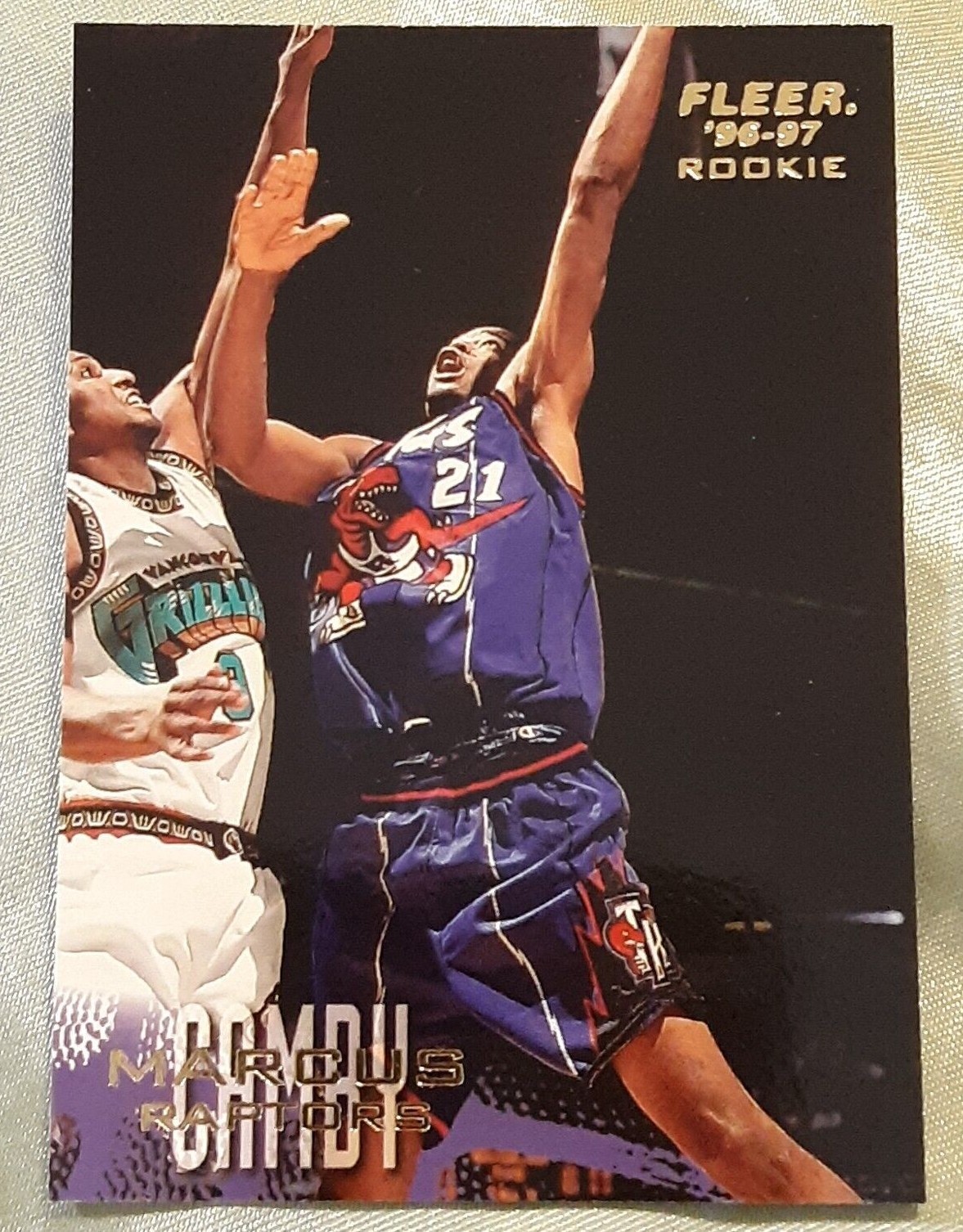 1996-97 Fleer MARCUS CAMBY Rookie Card RC #254 RAPTORS | eBay