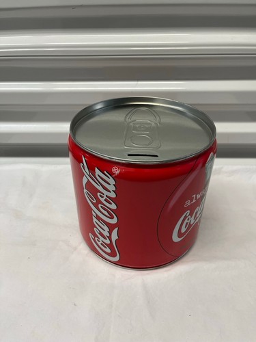Metal Coke Can Bank - Jumbo COCA-COLA Tin - Money Saving Coin Slot ...