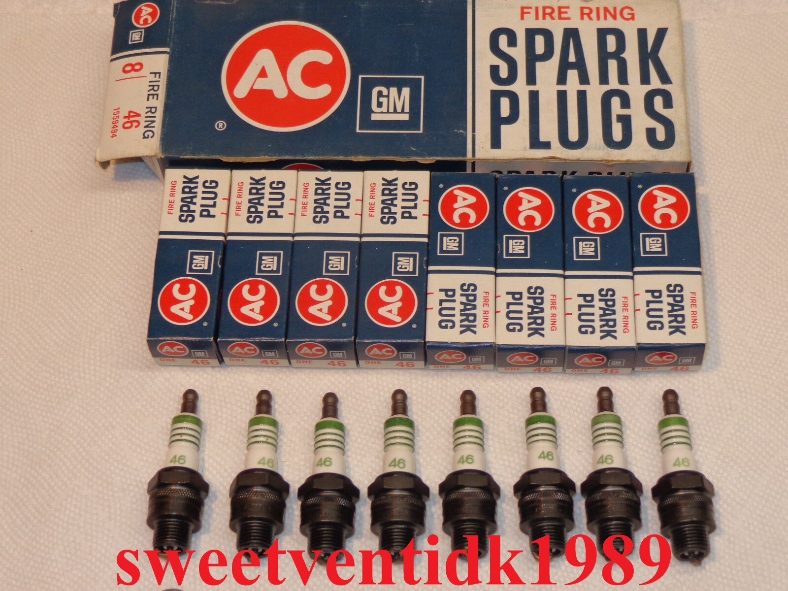 Corvette Chevrolet Buick Oldsmobile Spark Plugs AC-46 NOS | GM 1559494 ...