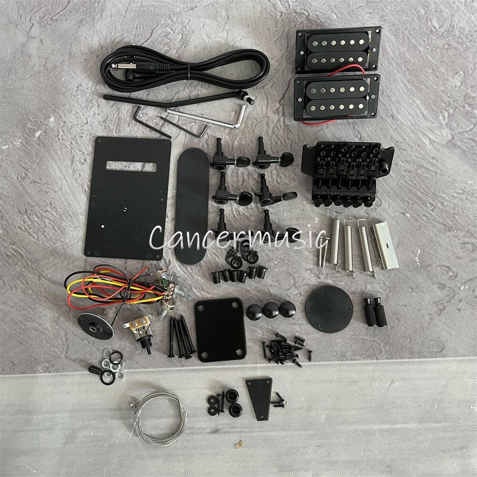 Unfinished Razorback Electric Guitar Dimebag Darrell DIY Kit Mahogany ...