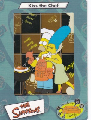 2000 Artbox The Simpsons FilmCardz Cels #42 Kiss the Chef | eBay