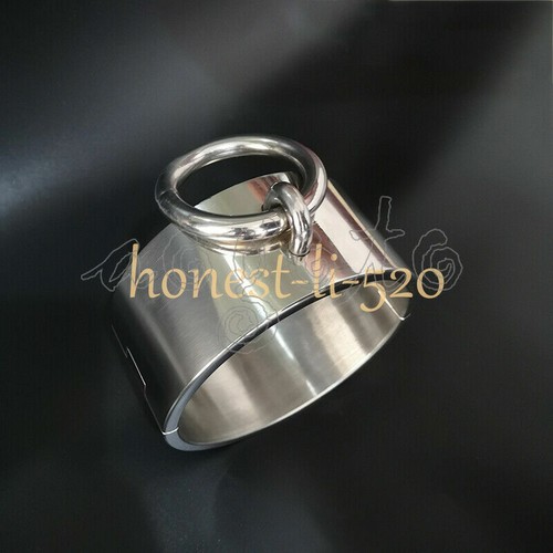 6CM Height Heavy Big Rings Stainless Steel Cangue Neck Collar Cuff ...