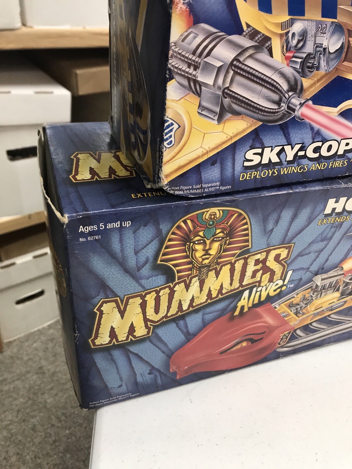 Mummies Alive Lot Pyramid Battle Station Sky-Cophagus x2 Hot Ra x2 ...