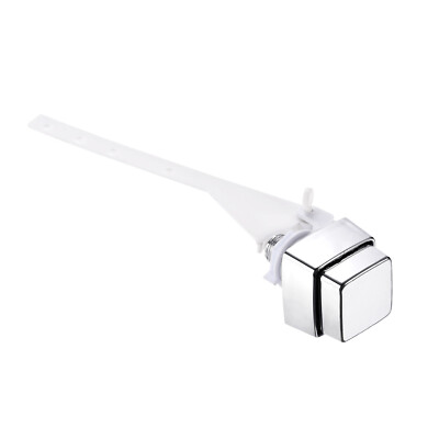 Toilet Flush Lever Handle Push Button Tank Handle Universal Side Mount ...