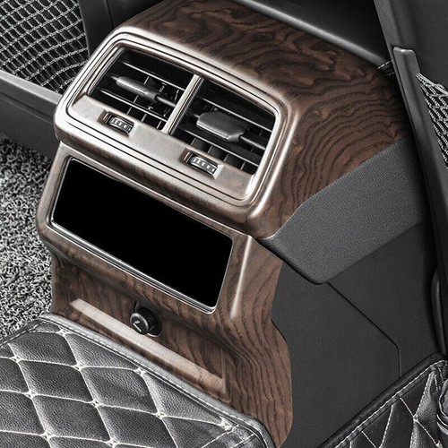 For Audi A6 A7 S6 S7 19-23 OEM Wood Grain Rear AC Air Outlet Vent Cover ...