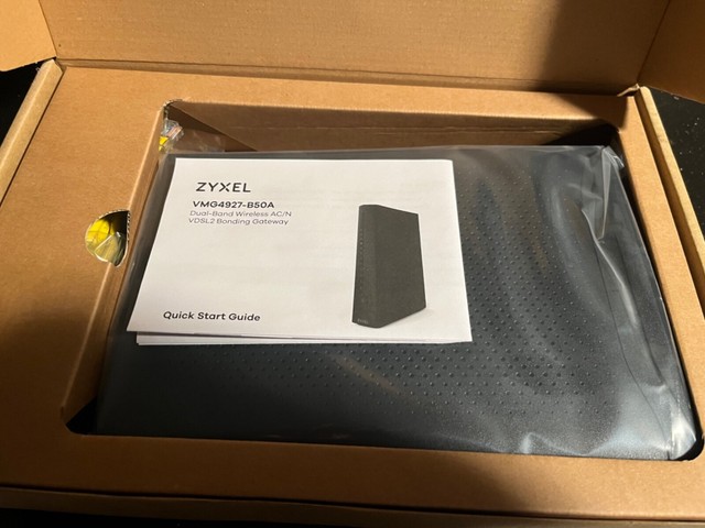 ZyXel VMG4927-B50A Dual-Band WRLS AC2400 Wave 2 VDSL2 Bonding Gateway ...