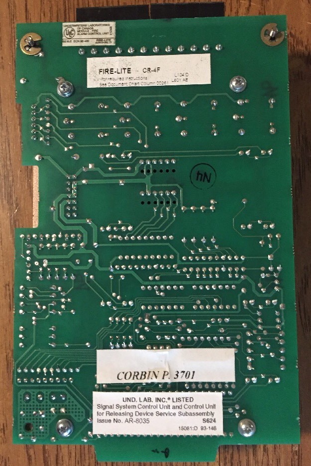 Fire Lite CR-4F Control Relay Module For Sensiscan 2000 Fire Alarm | eBay