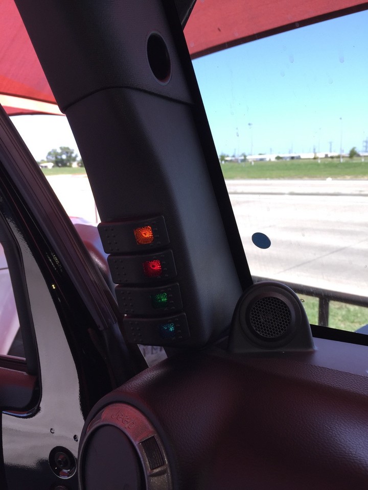 JK Switch Pod Left Hand A Pillar fits Jeep Wrangler 2011-2018 Panel ...