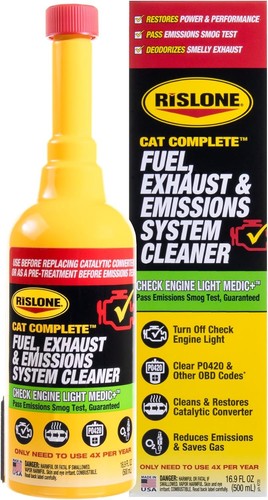 Rislone Cat Complete Fuel, Exhaust and Emissions System Cleaner, Pack ...