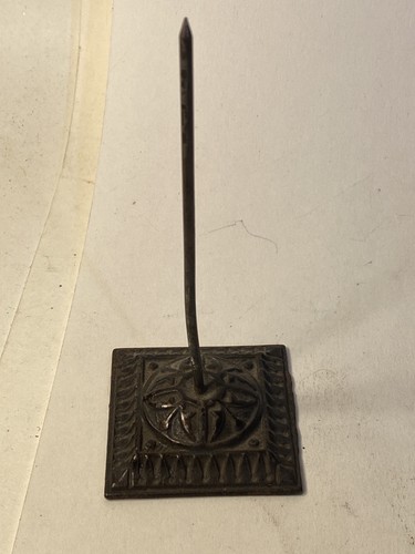 Antique Metal Receipt Spike 1920's Bills Receipts Restaurants Stores ...