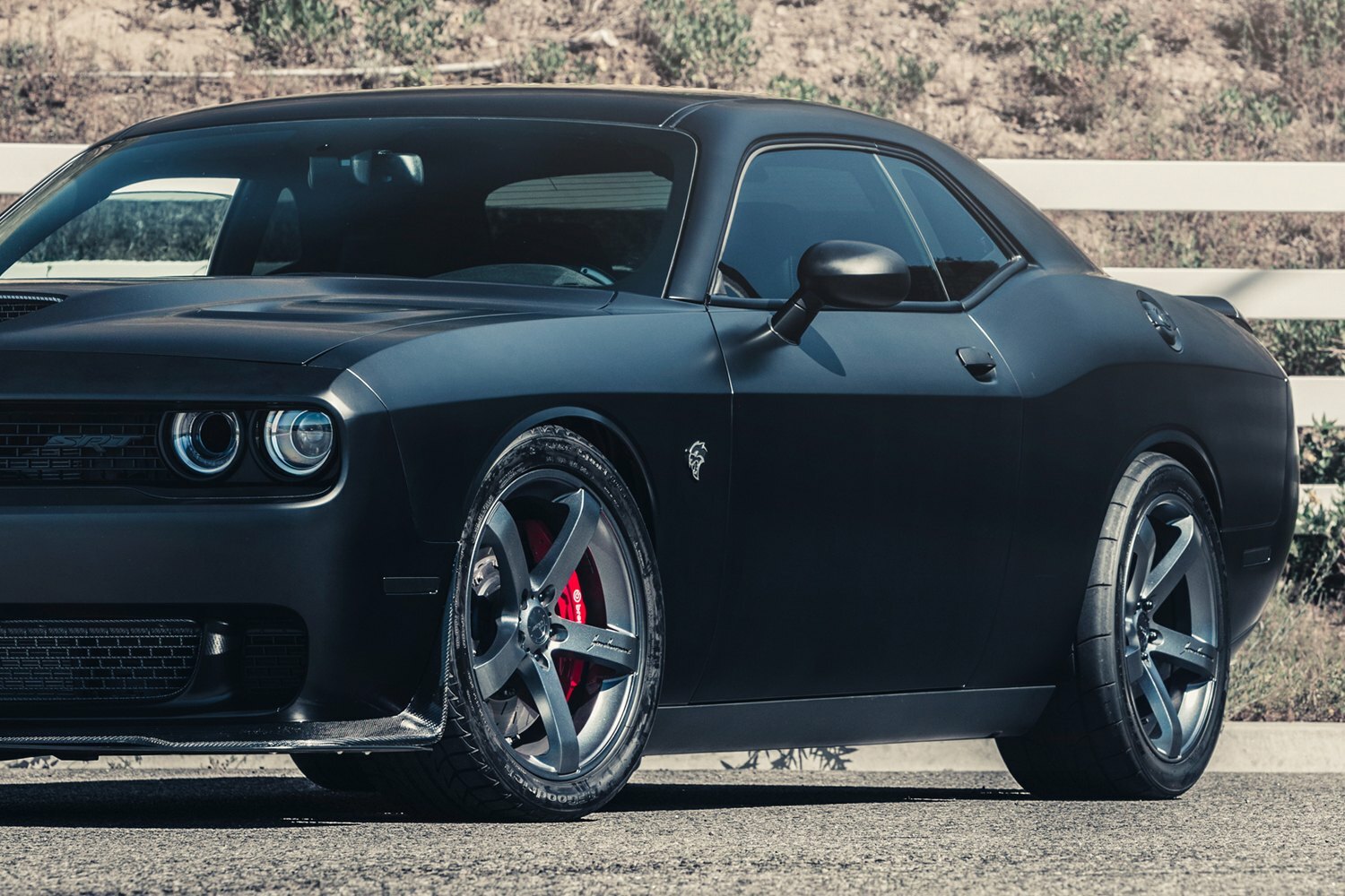 Black Dodge Challenger Rims