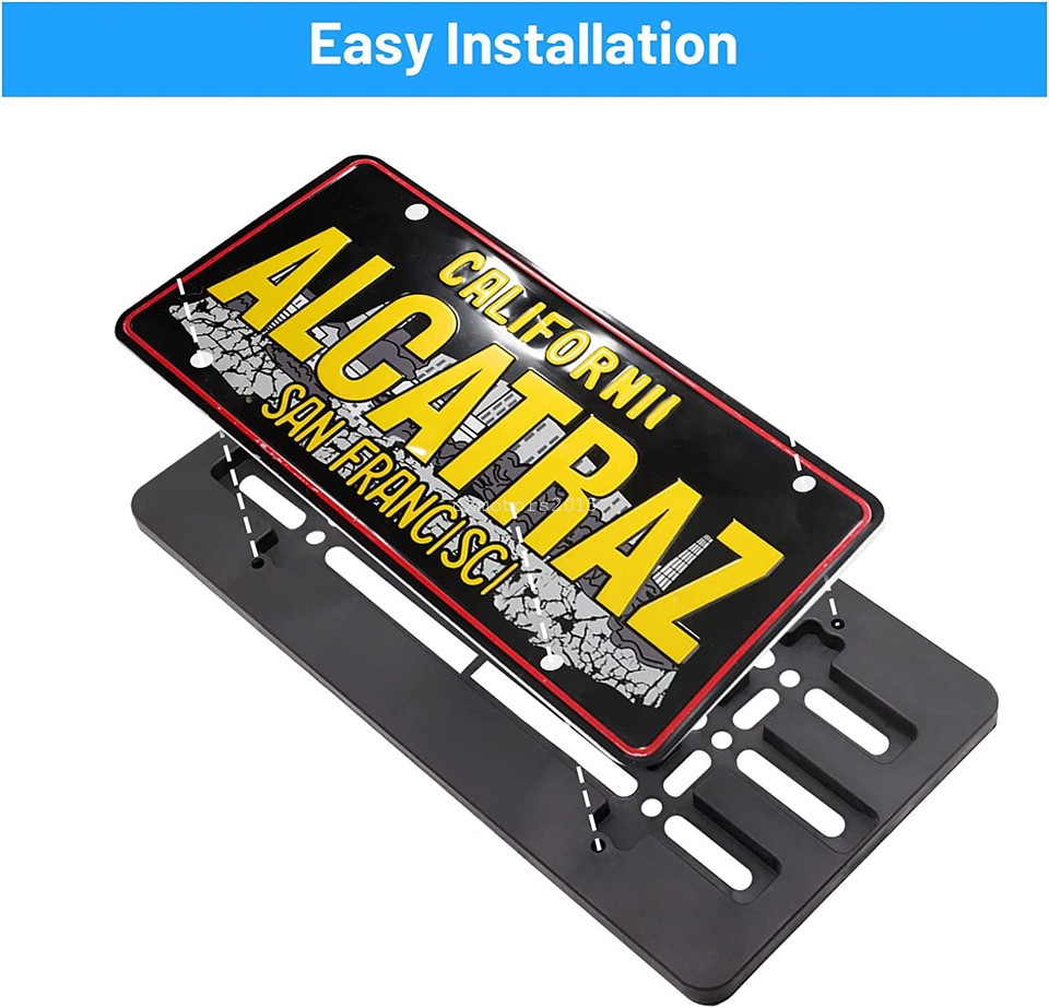 License Plate Holder Bracket Relocator Front Bumper Mounting for ...