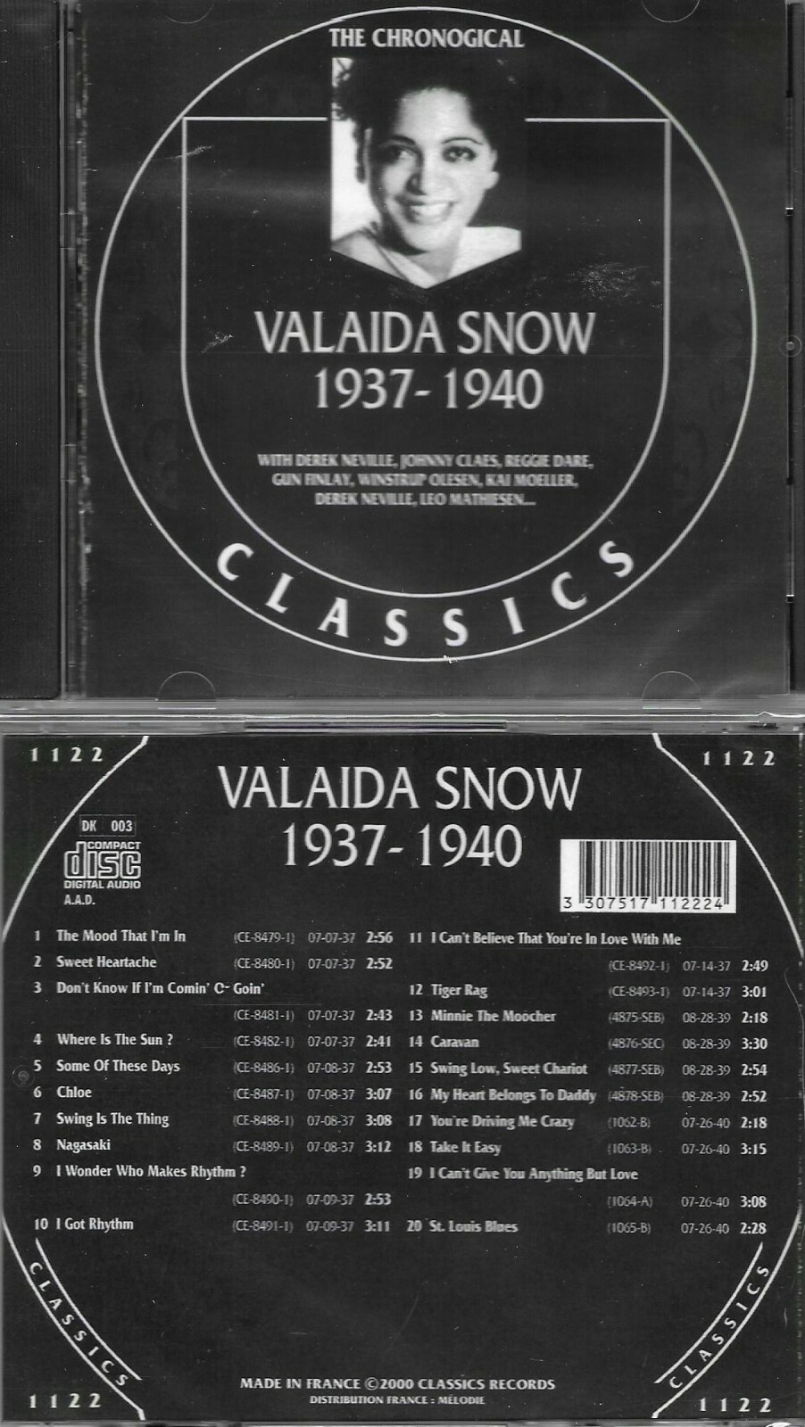 1937-1940 by Snow, Valaida (CD, 2000) for sale online | eBay