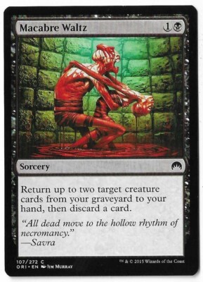 MTG Macabre Waltz Magic Origins (ORI) Common Magic Card #107/272 ...