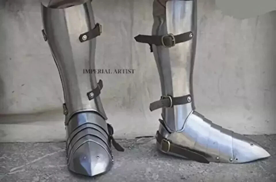 Functional Leg Guards Leg Armor Type E - 16G Steel Leg Guards For ...