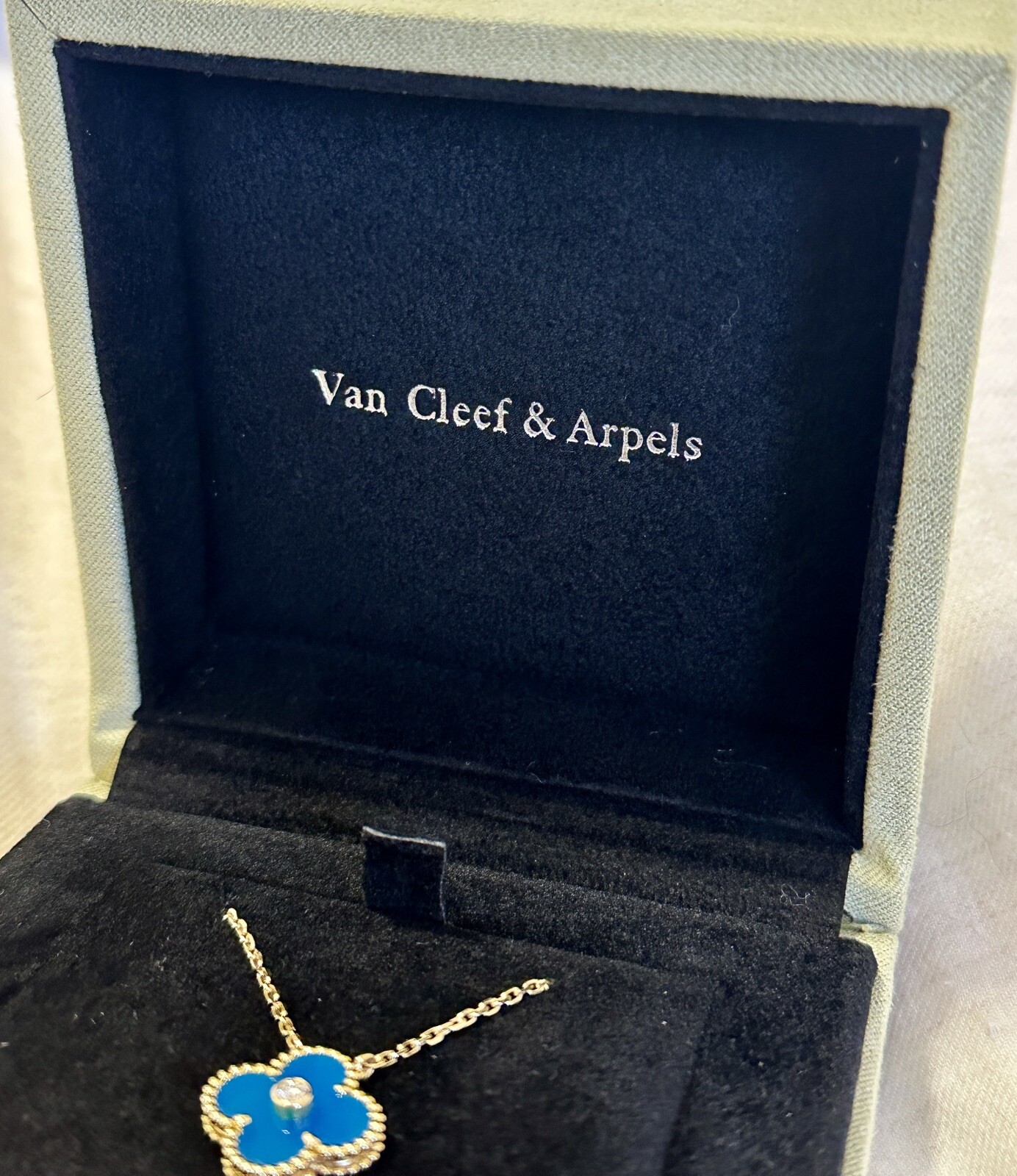 Van Cleef Necklace Box VCA Arpels OEM Original Case ONLY | eBay