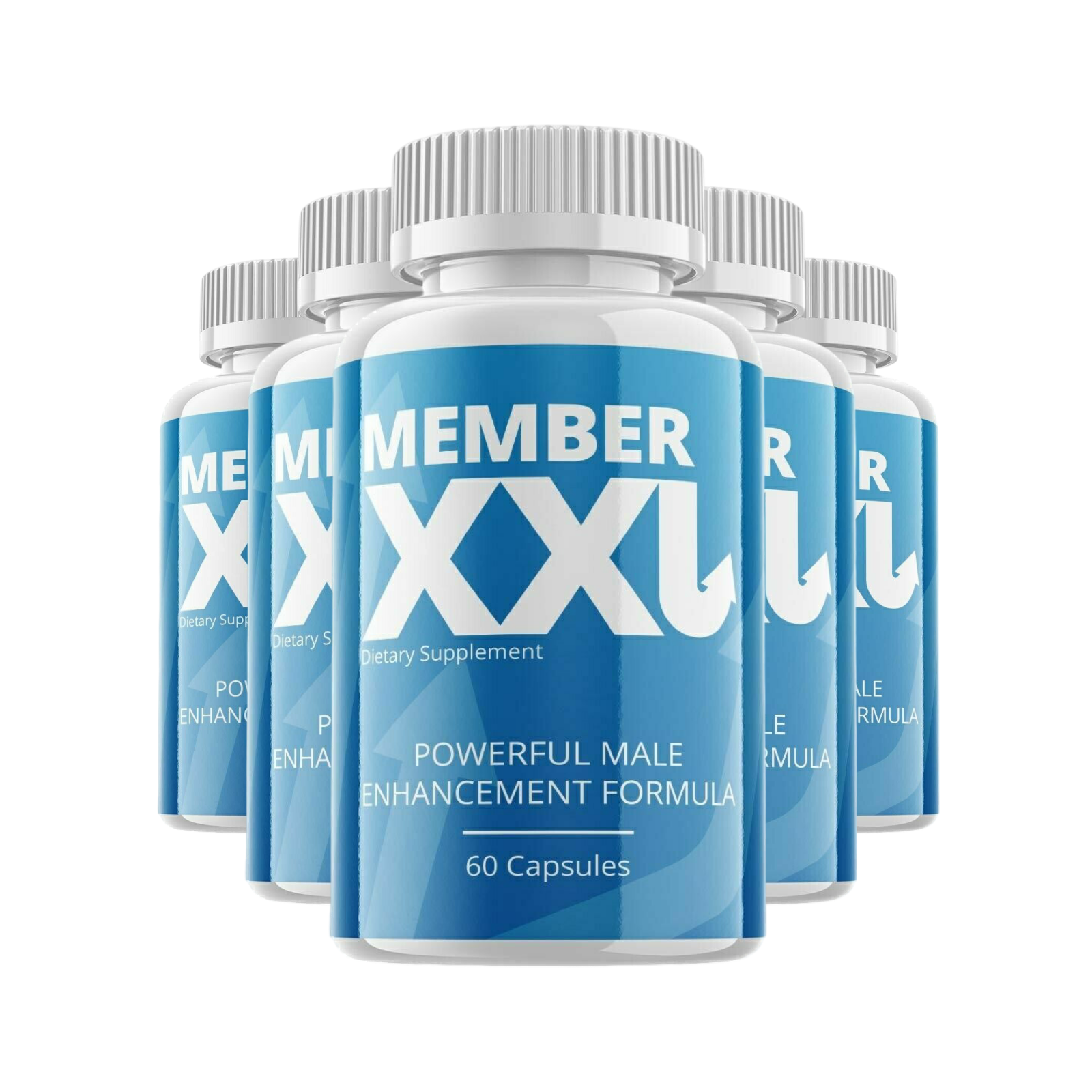 5-Pack Member XXL Powerful Male Pills, Member XXL Male Support - 300 ...