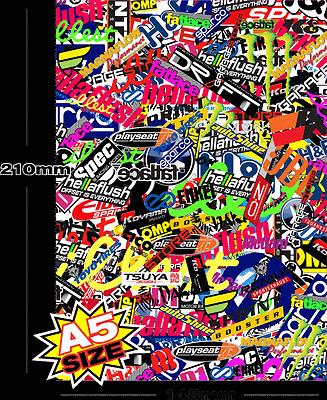 Sticker Bomb for Car Bike Helmut iPhone RC Boat Printed Vinyl Drift ...