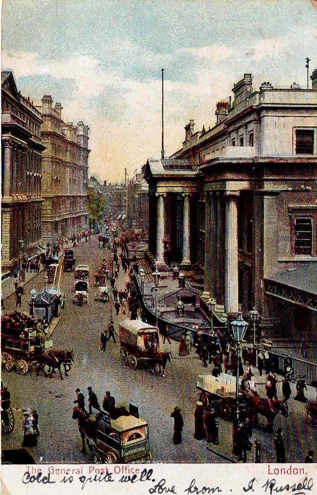 Great Britain Postcard 1906 Posted General Post Office London | eBay