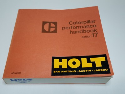 Manuals & Books - Caterpillar Performance Handbook Edition