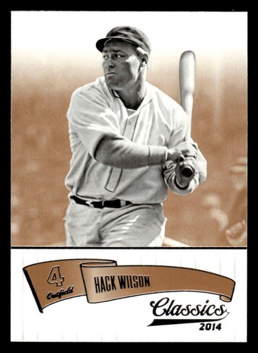 2014 Panini Classics #58 Hack Wilson Card Chicago Cubs | eBay
