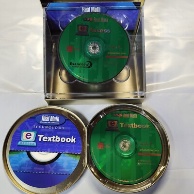 SRA Real Math Grade 2 / E-Textbook + E-Assess CD-ROMs Set of 2 NEW | eBay