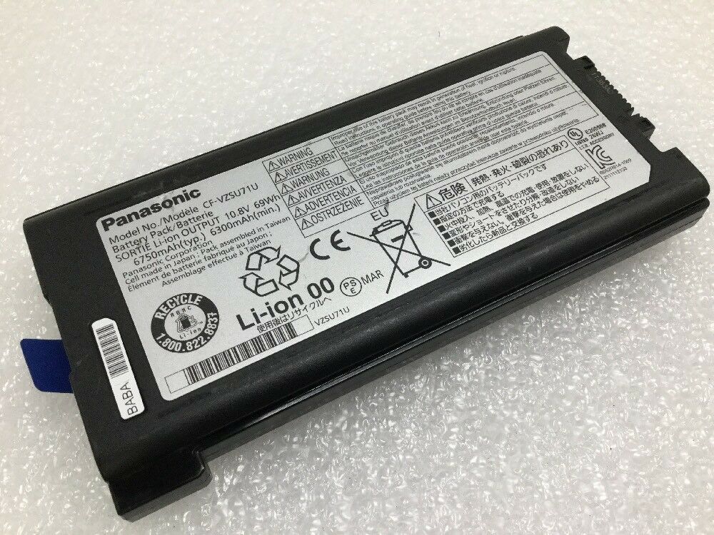 Genuine Panasonic Battery CF-VZSU71U for Toughbook CF-30 CF31 CF-53 CF ...