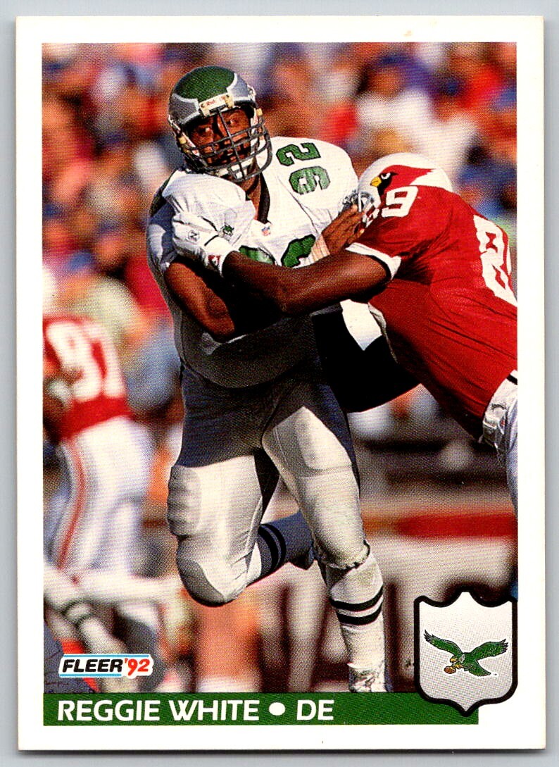 1992 Fleer Football Card Reggie White #327 Philadelphia Eagles | eBay