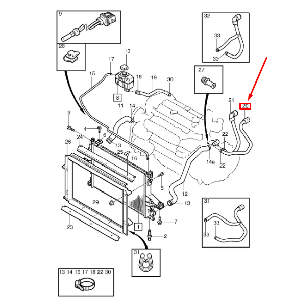 VOLVO S60 MK1 Heizungsschlauch 30745332 NEU ORIGINAL online kaufen | eBay