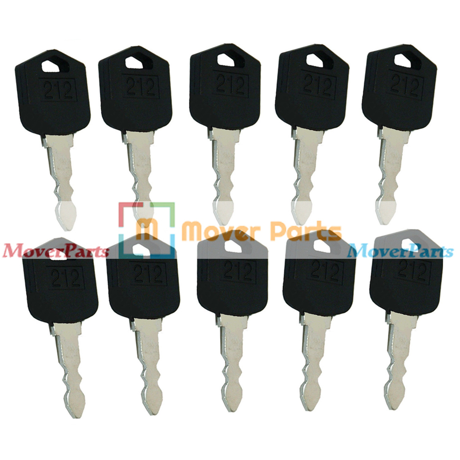 (10) Ignition Keys D554212 For Doosan Daewoo Skid Steer Forklift D25 ...