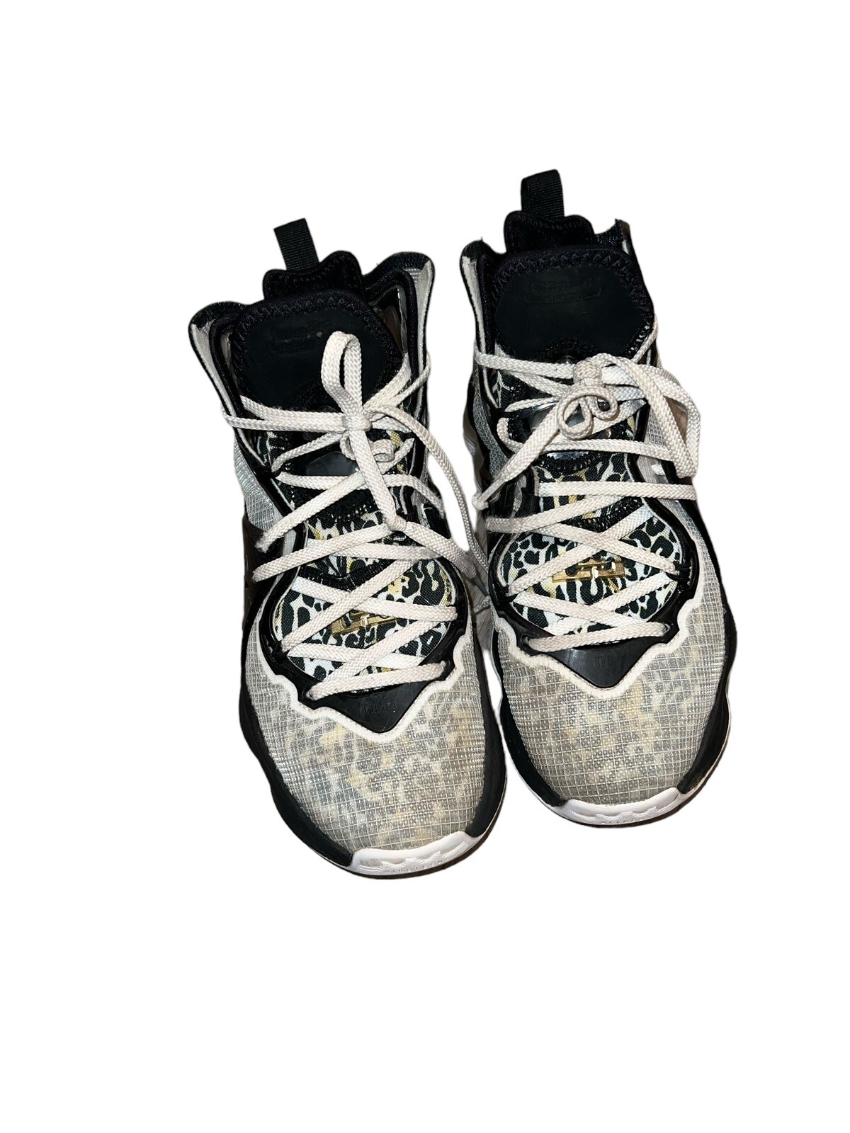 Nike Lebron 19 Shoes Royalty White Black Metallic Gol… - Gem