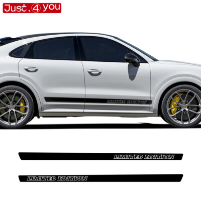 Car Side Stripes LIMITED EDITION Sticker for For Porsche Cayenne E3 E2 ...