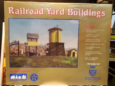 IHC RAILROAD Yard buildings HO SCALE 1:87 Model Kit #3501 Made In ...