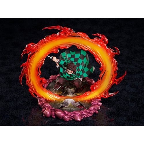 Demon Slayer Tanjiro Kamado Hinokami Kagura Clear Blue Sky 1:8 Scale ...