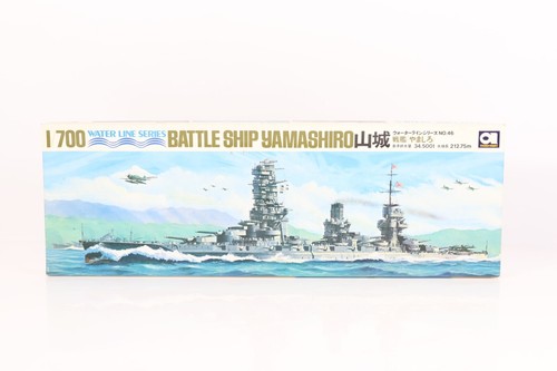 Aoshima WL.B046 1:700 Scale Yamashiro Japan Battle Ship Plastic Model ...