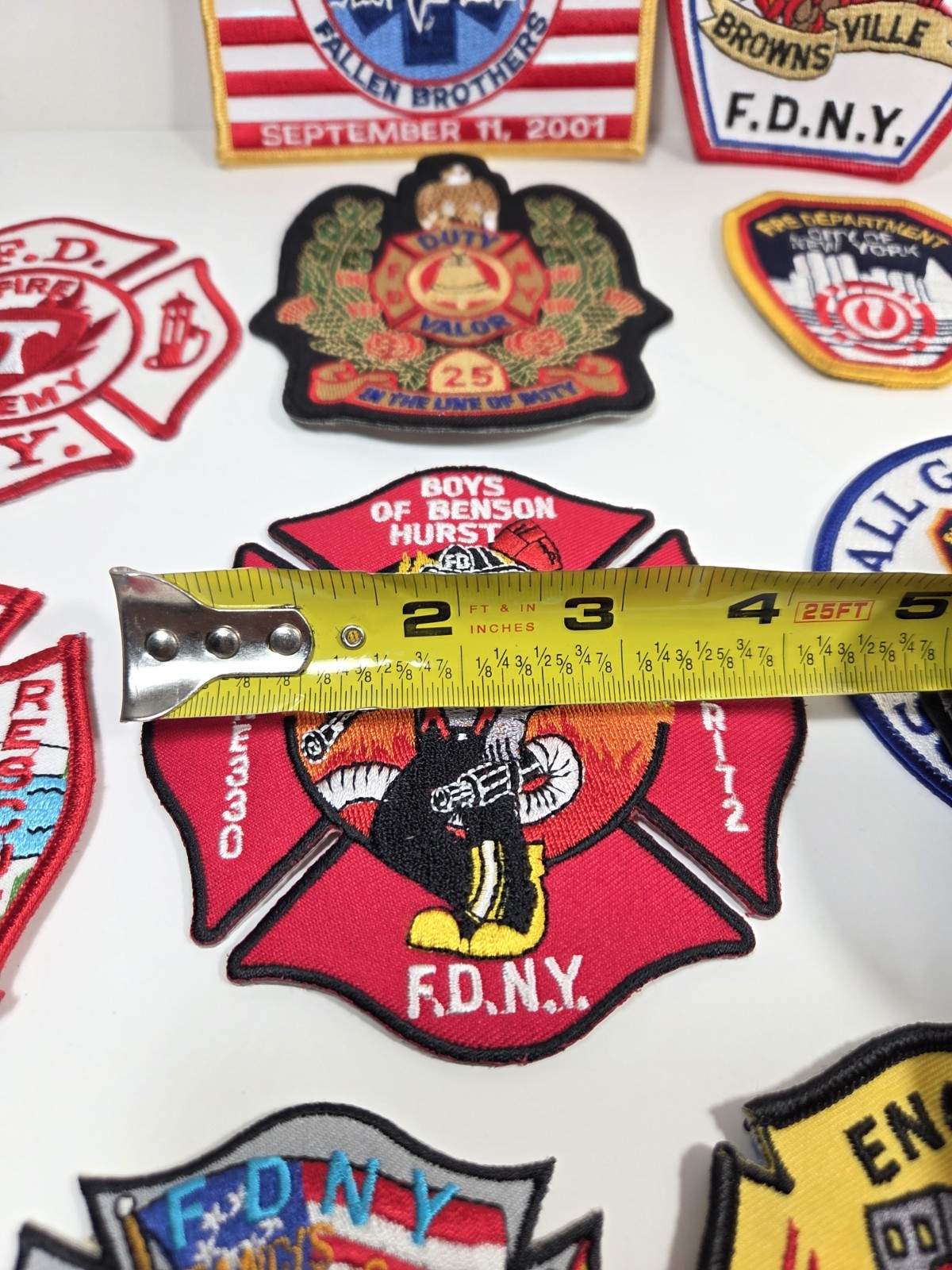 New York Fire Department FDNY Patches Lot Of 10 | eBay